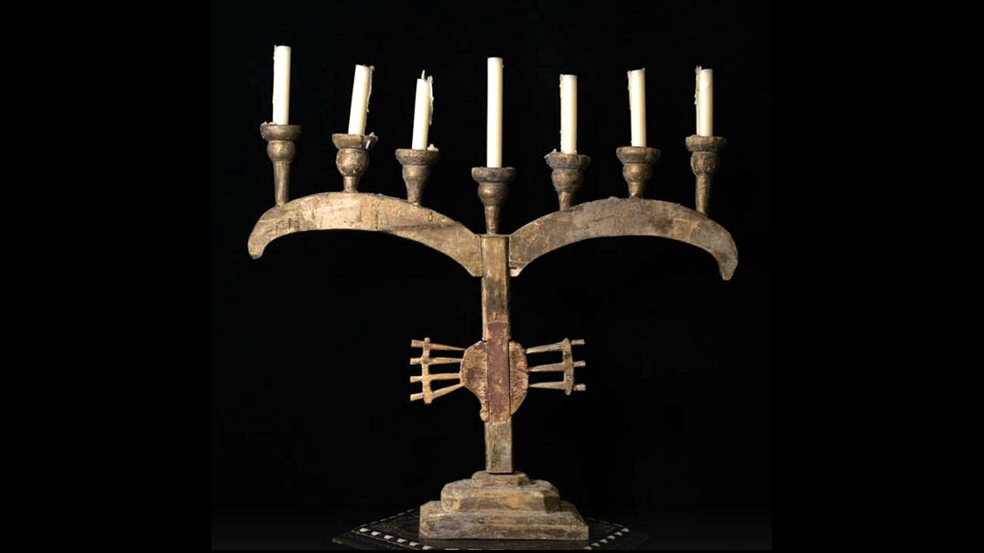 ANCIENT AND NEW MENORAHS - 16th Century - Divisions Structure Bible Menorah