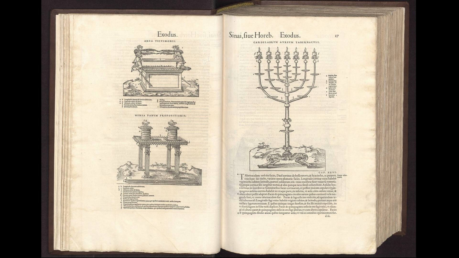 ANCIENT AND NEW MENORAHS - 16th Century - Divisions Structure Bible Menorah
