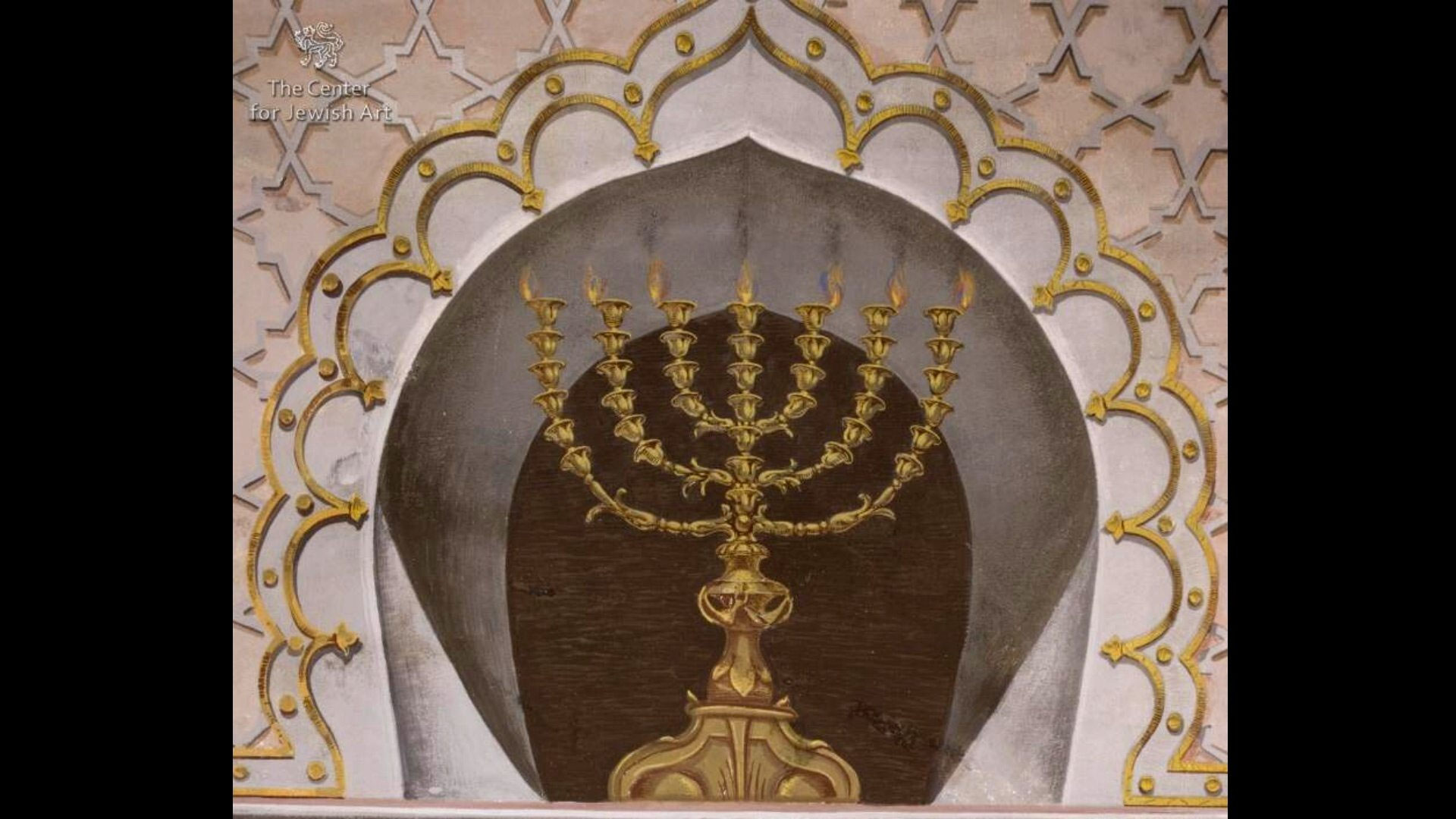 ANCIENT AND NEW MENORAHS - 19th Century - Structure Bible, Ancient Menorahs