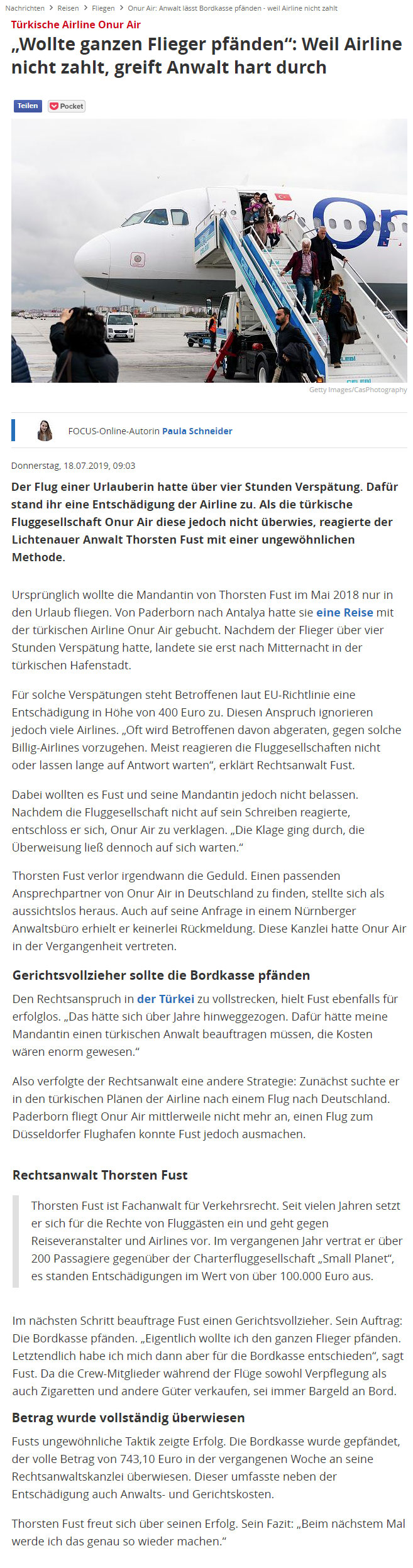 Presse - Rechtsanwälte Fust & Schulte