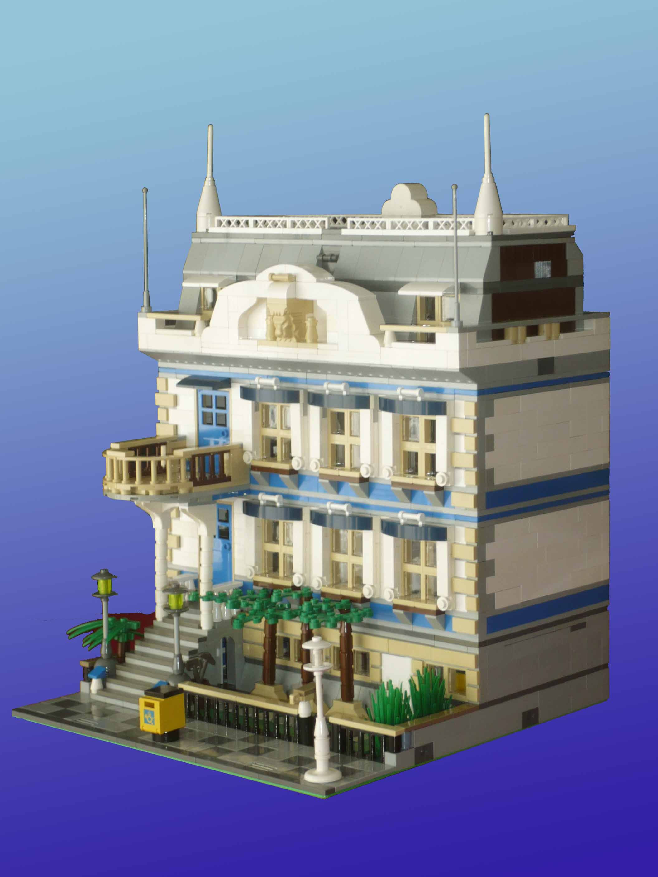 N° 01 - LEGO Modular Republic Avenue Mansion House - Bricker & Co Unlimited
