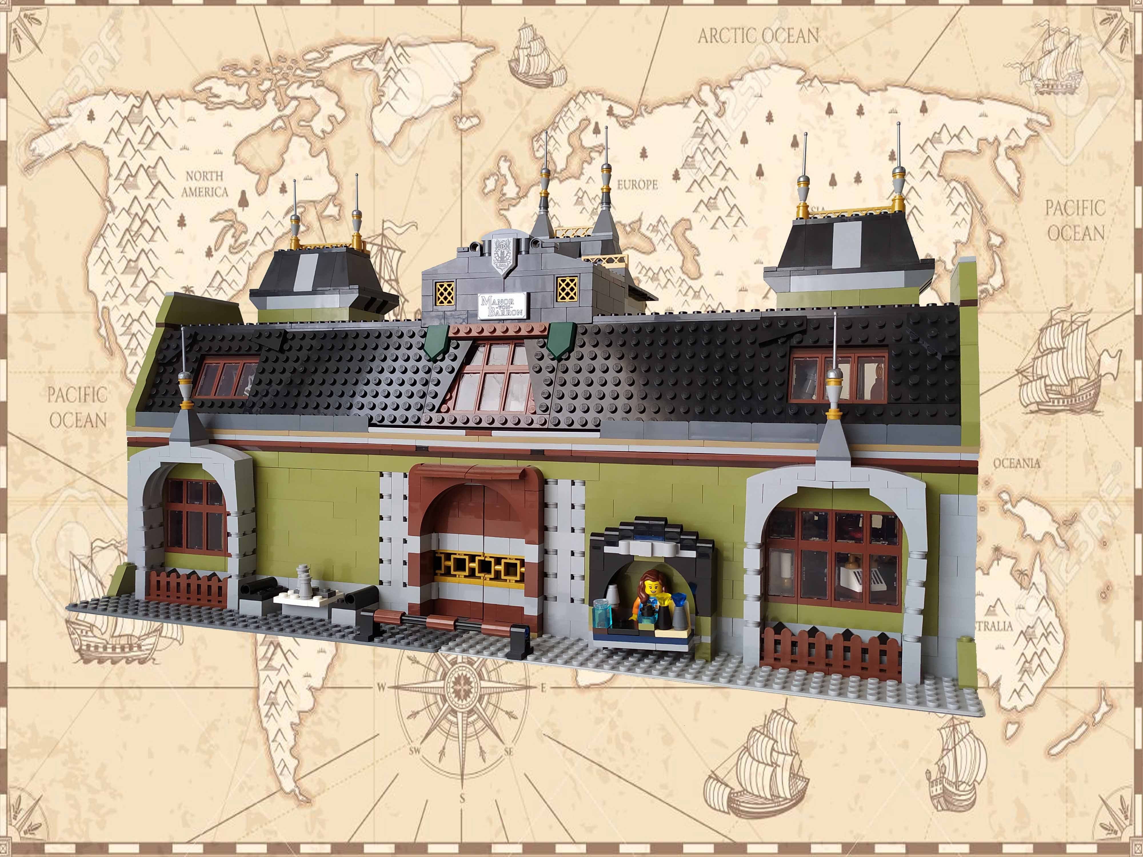 N°32 - LEGO Modular Baron Von Barron Museum - Bricker & Co Unlimited