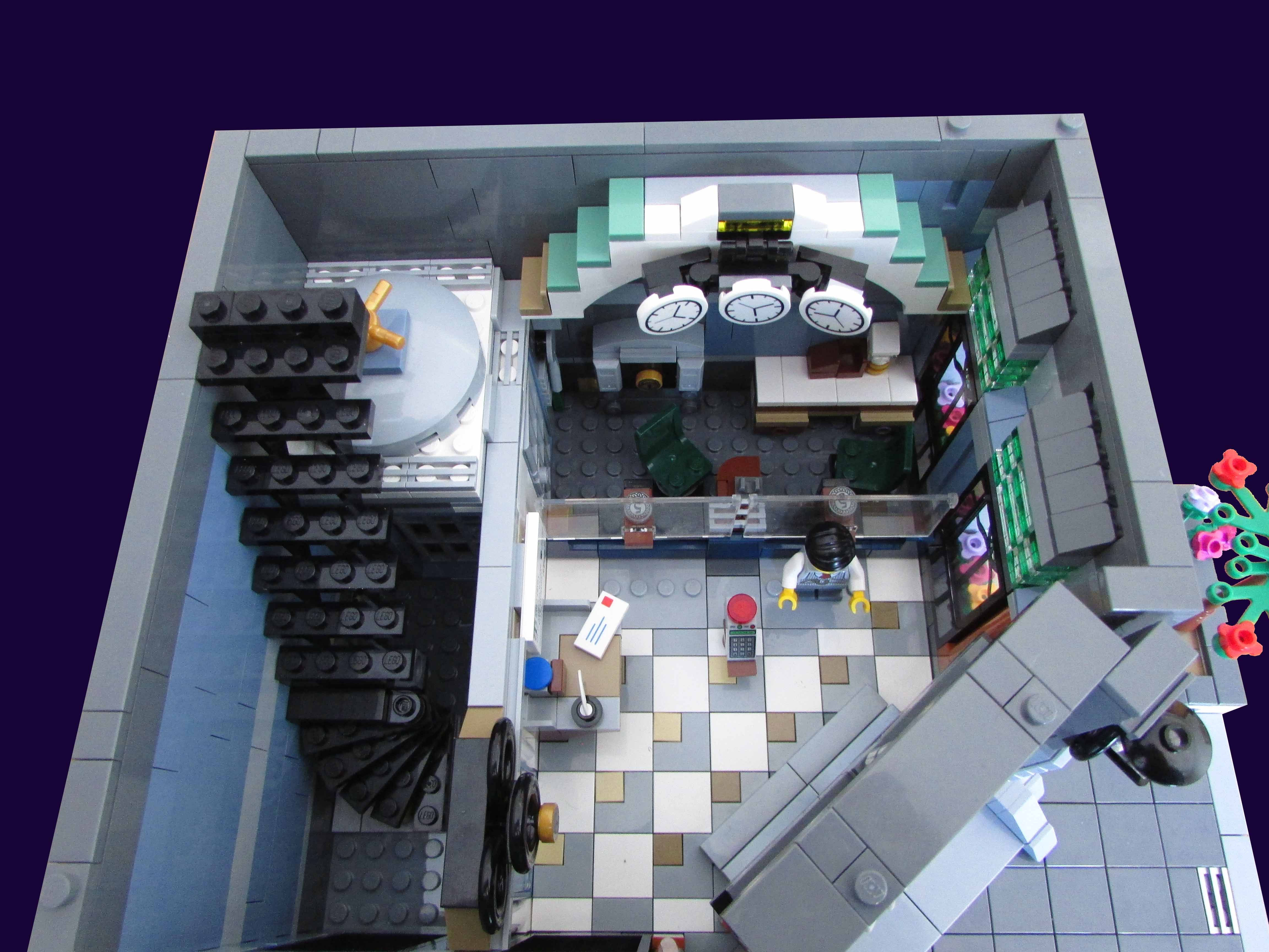 N° 29 - LEGO Modular Brick Bank Chamfered Corner - Alternative build to ...