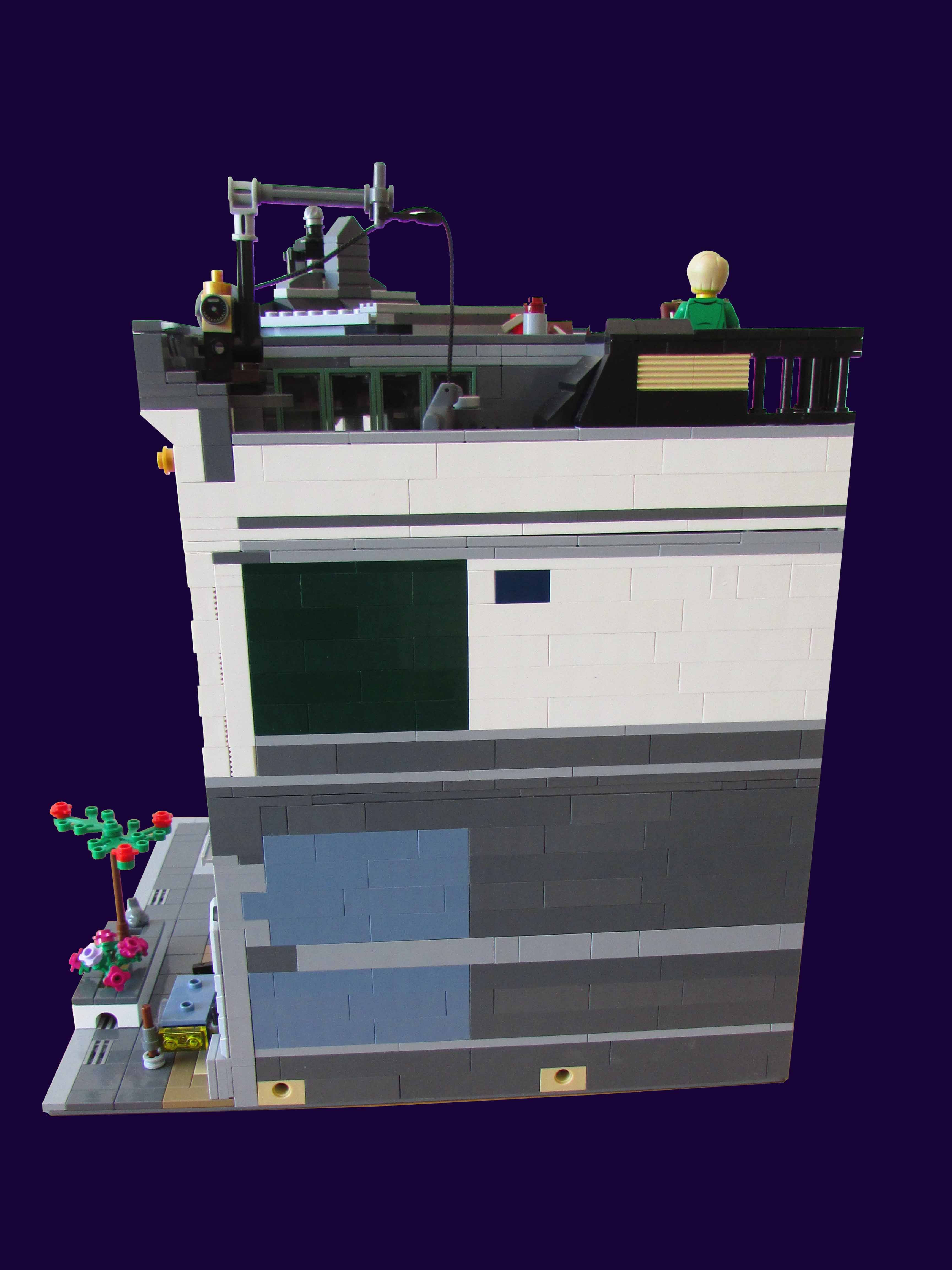 N° 29 - LEGO Modular Brick Bank Chamfered Corner - Alternative build to ...