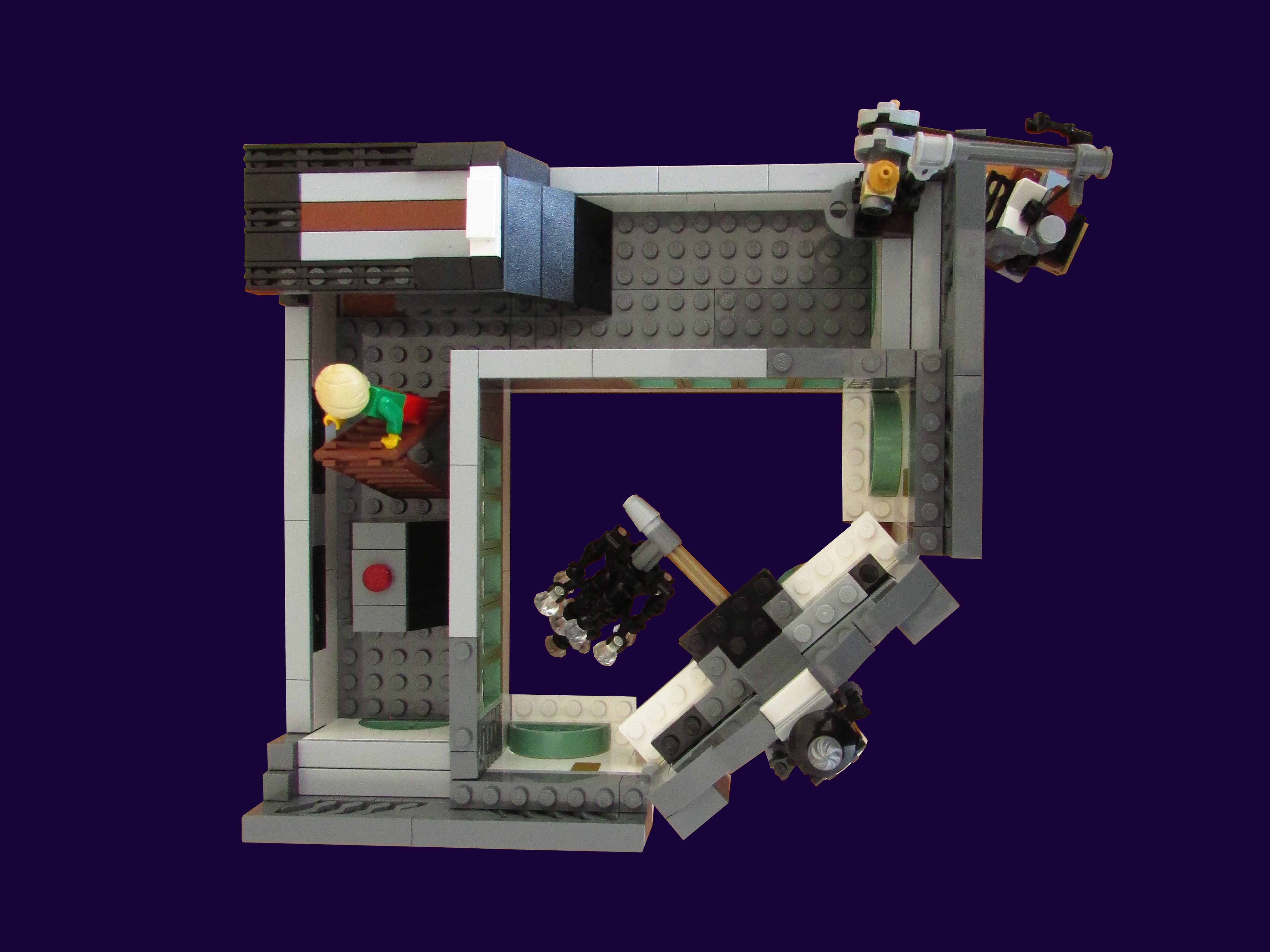 N° 29 - LEGO Modular Brick Bank Chamfered Corner - Alternative build to ...