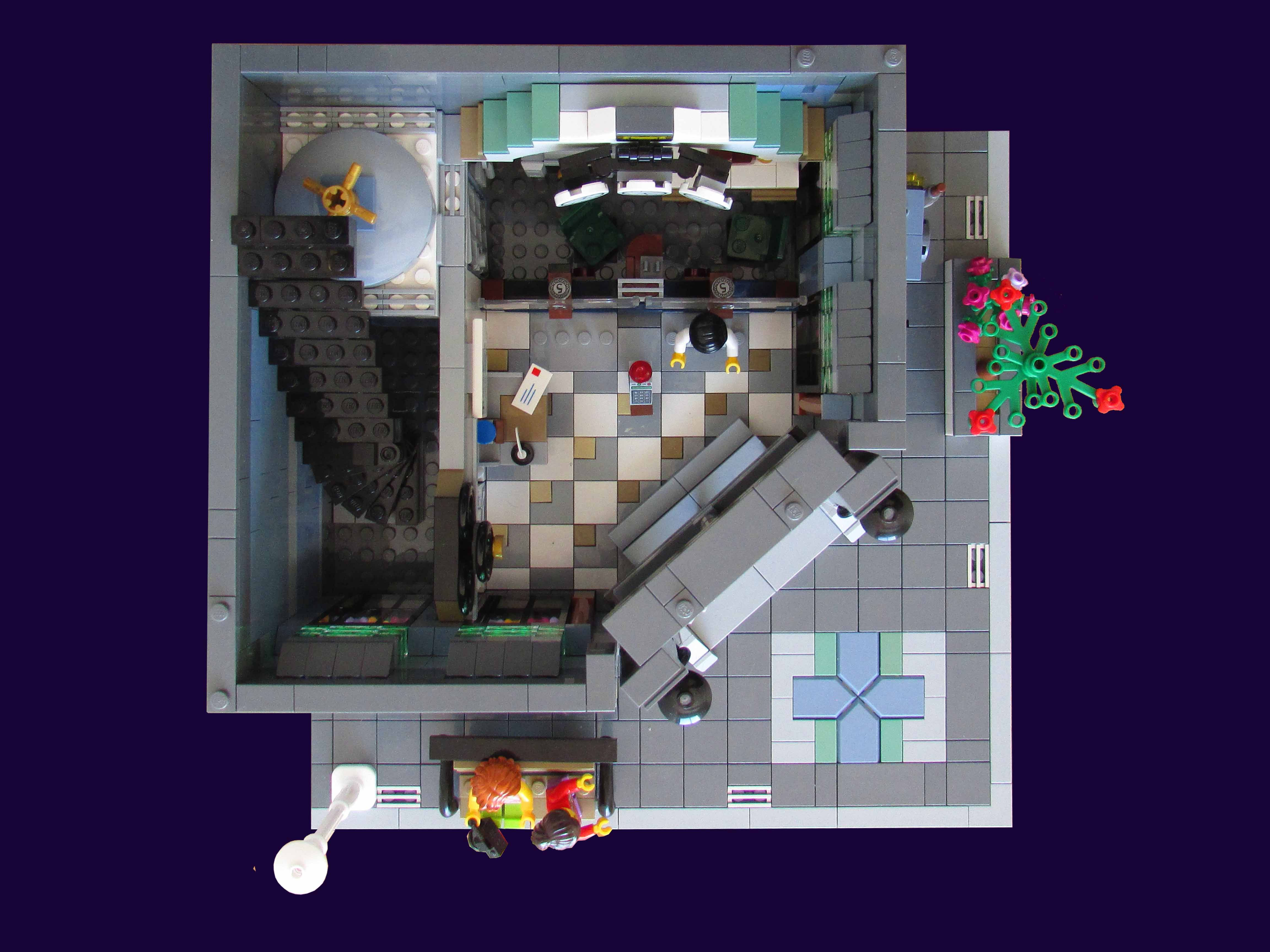 N° 29 - LEGO Modular Brick Bank Chamfered Corner - Alternative build to ...