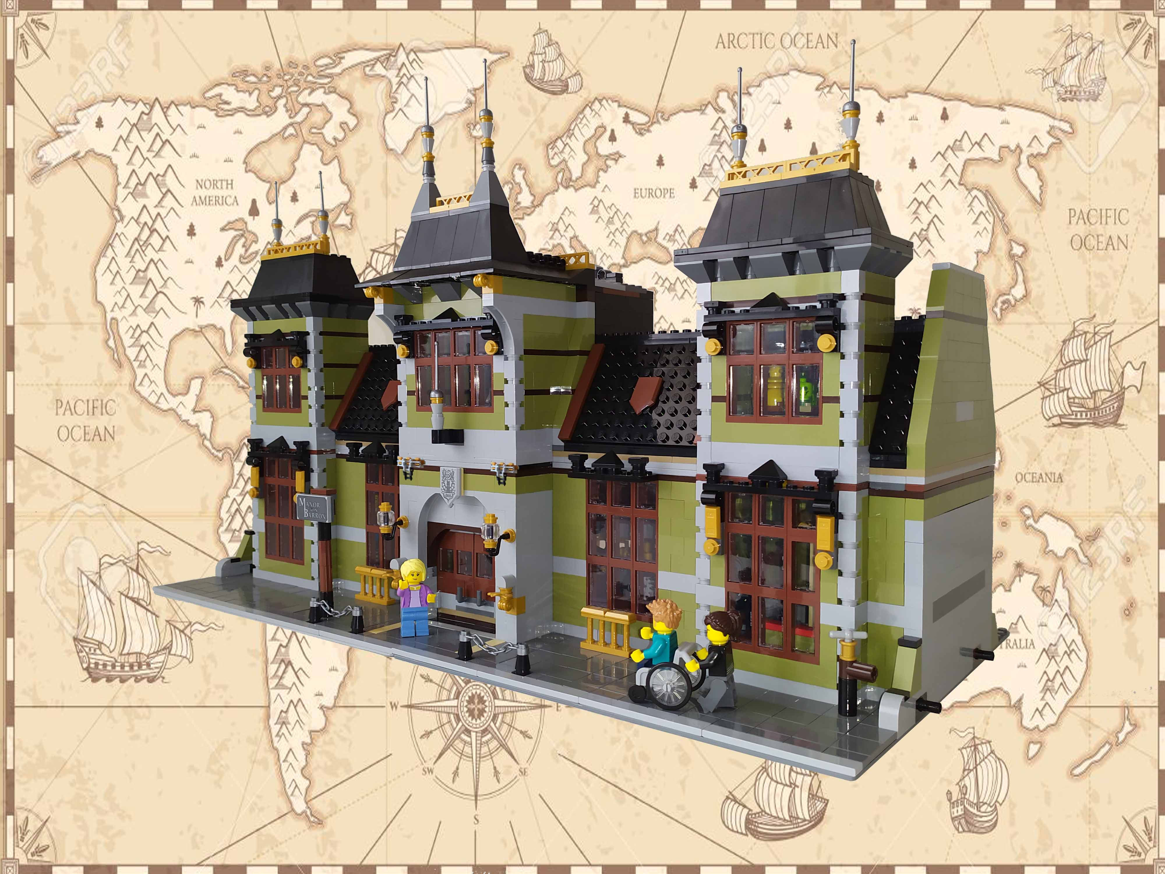 N°32 - LEGO Modular Baron Von Barron Museum - Bricker & Co Unlimited