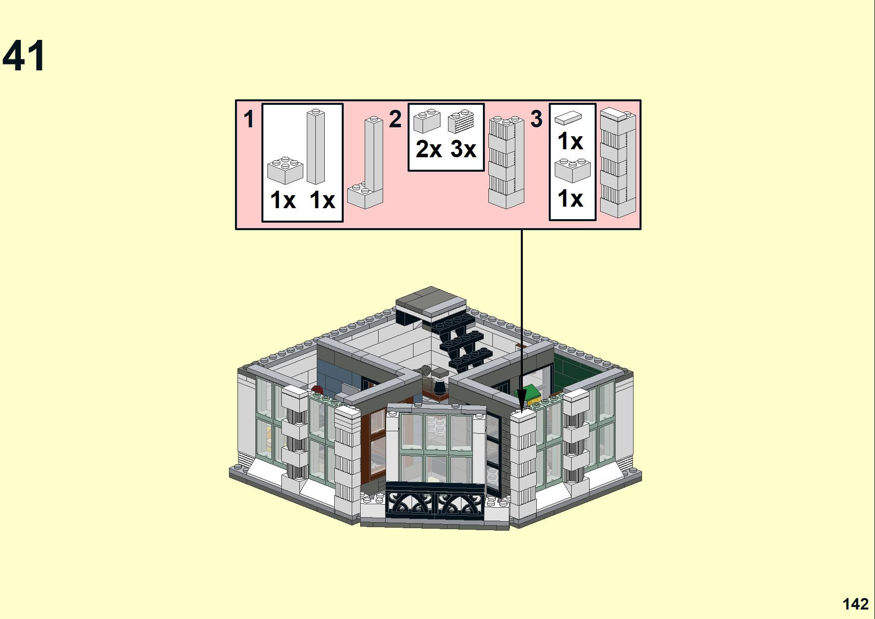 N° 29 - LEGO Modular Brick Bank Chamfered Corner - Alternative build to ...