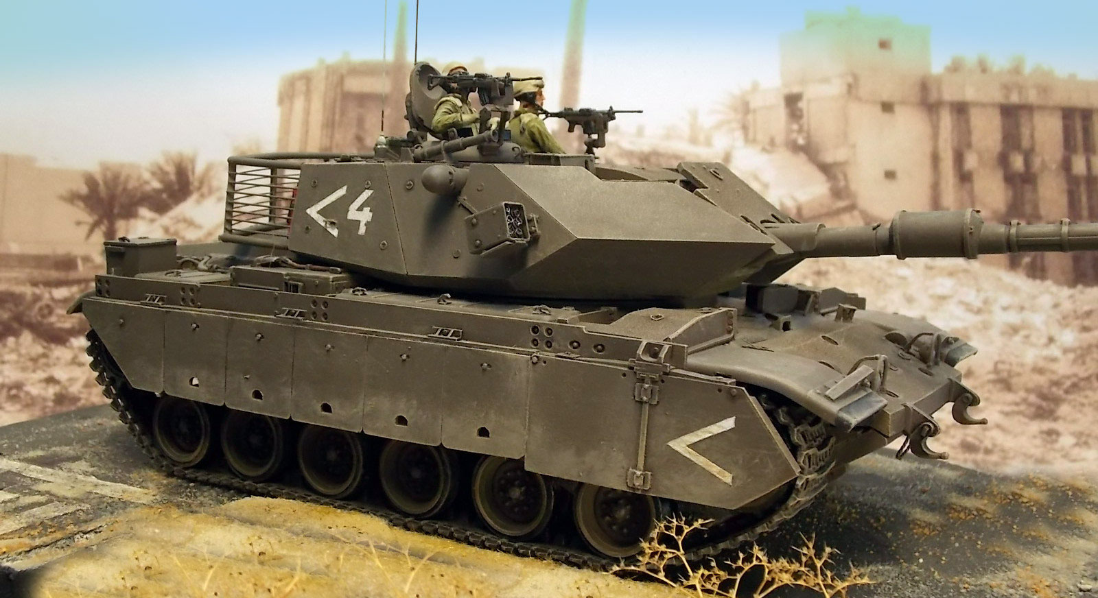 IDF Sabra MBT - www.panzer-bau.de/diorama/militär/1:35