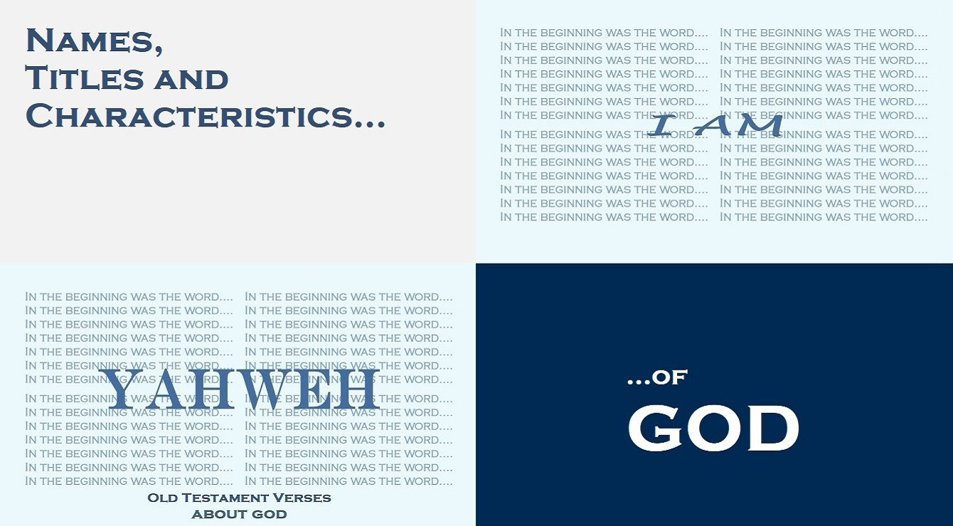 About God: Names, Titles and Characteristics - Expressions