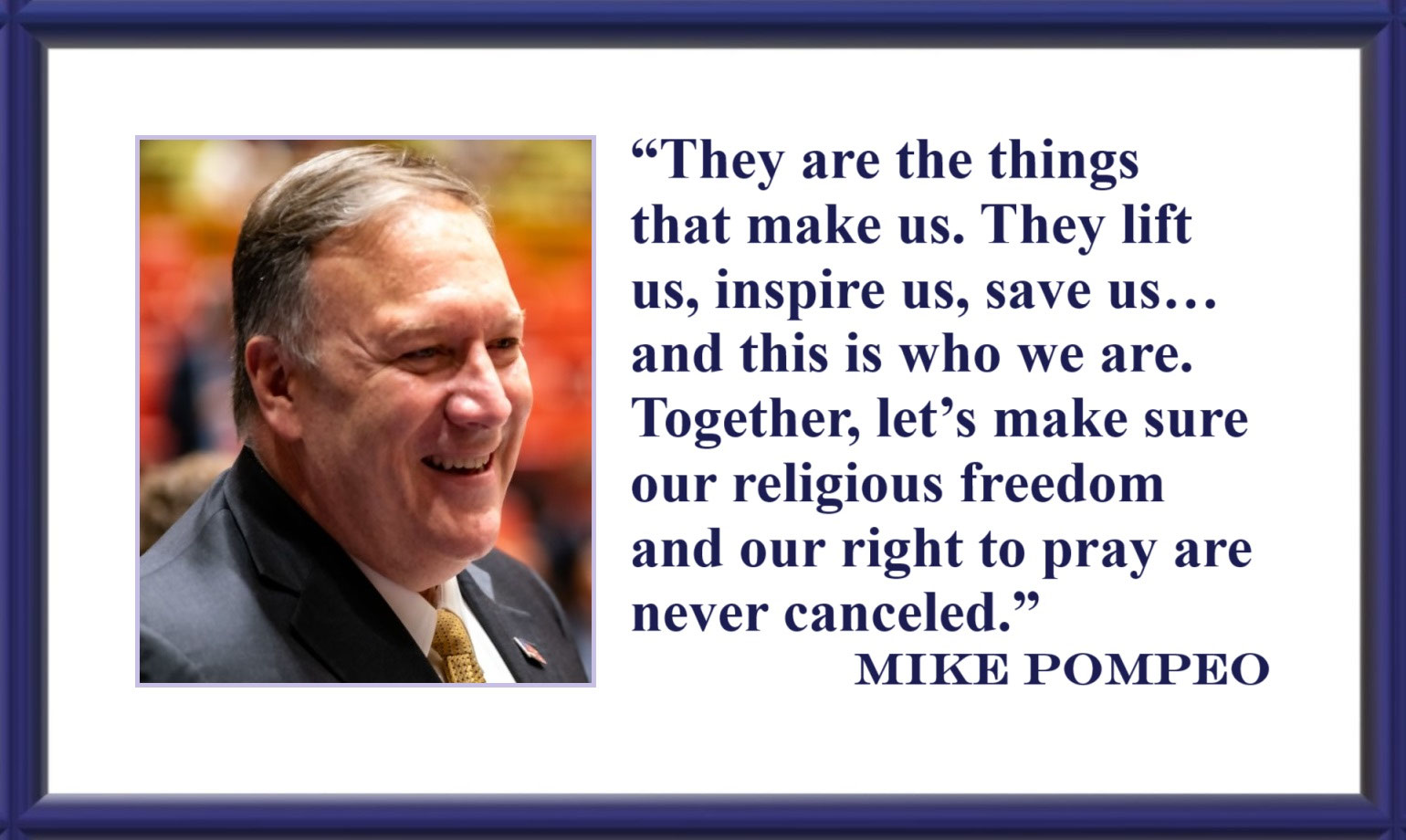 Mike Pompeo Quotes on Christian Living - Expressions