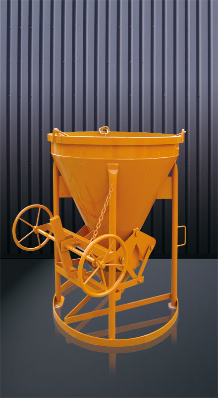 Cubilotes con descarga tubo flexible - Maquinaria prefabricados hormigón