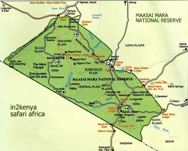 PARCHI_KENYA_MAPPA - Vacanze e Safari in Kenya - In2kenya