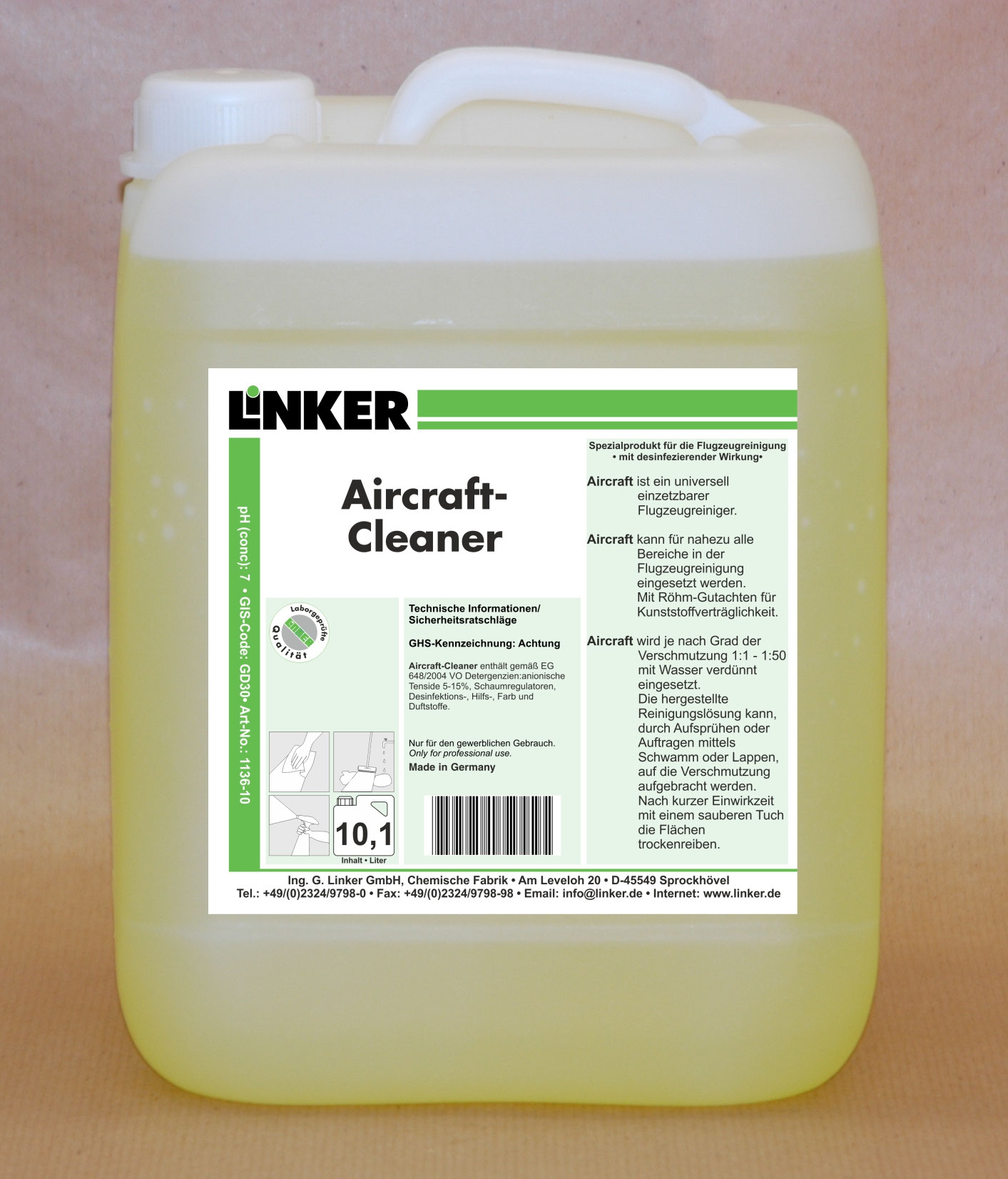 Spezialprodukte - Wir machen Chemie - Linker Chemie