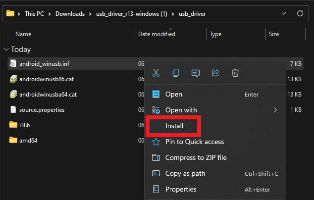 Install platform-tools system-wide (for Windows) - pixelcustom