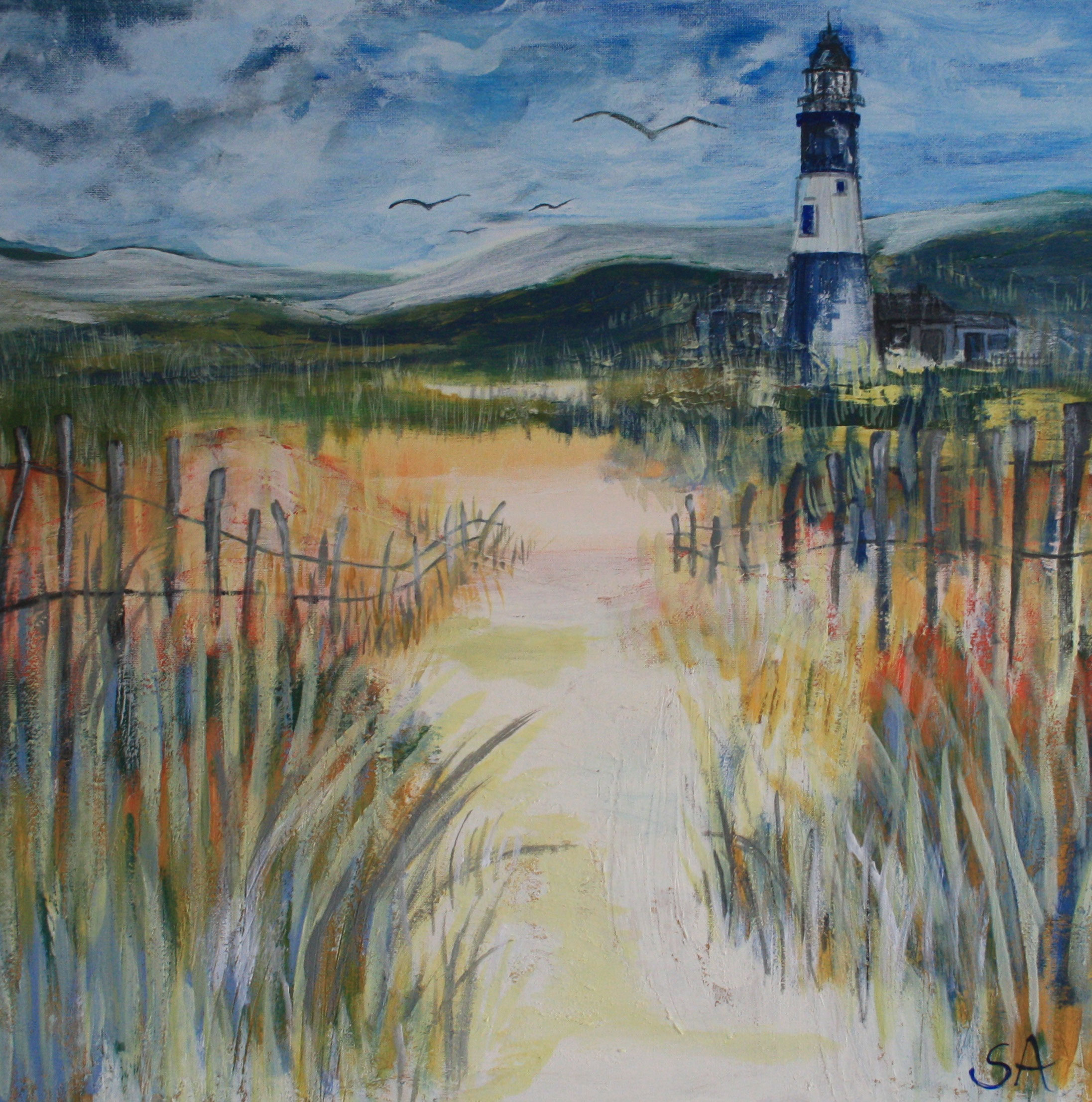 Autumn Birchwood - Sally McCaffrey Fine Art Artist