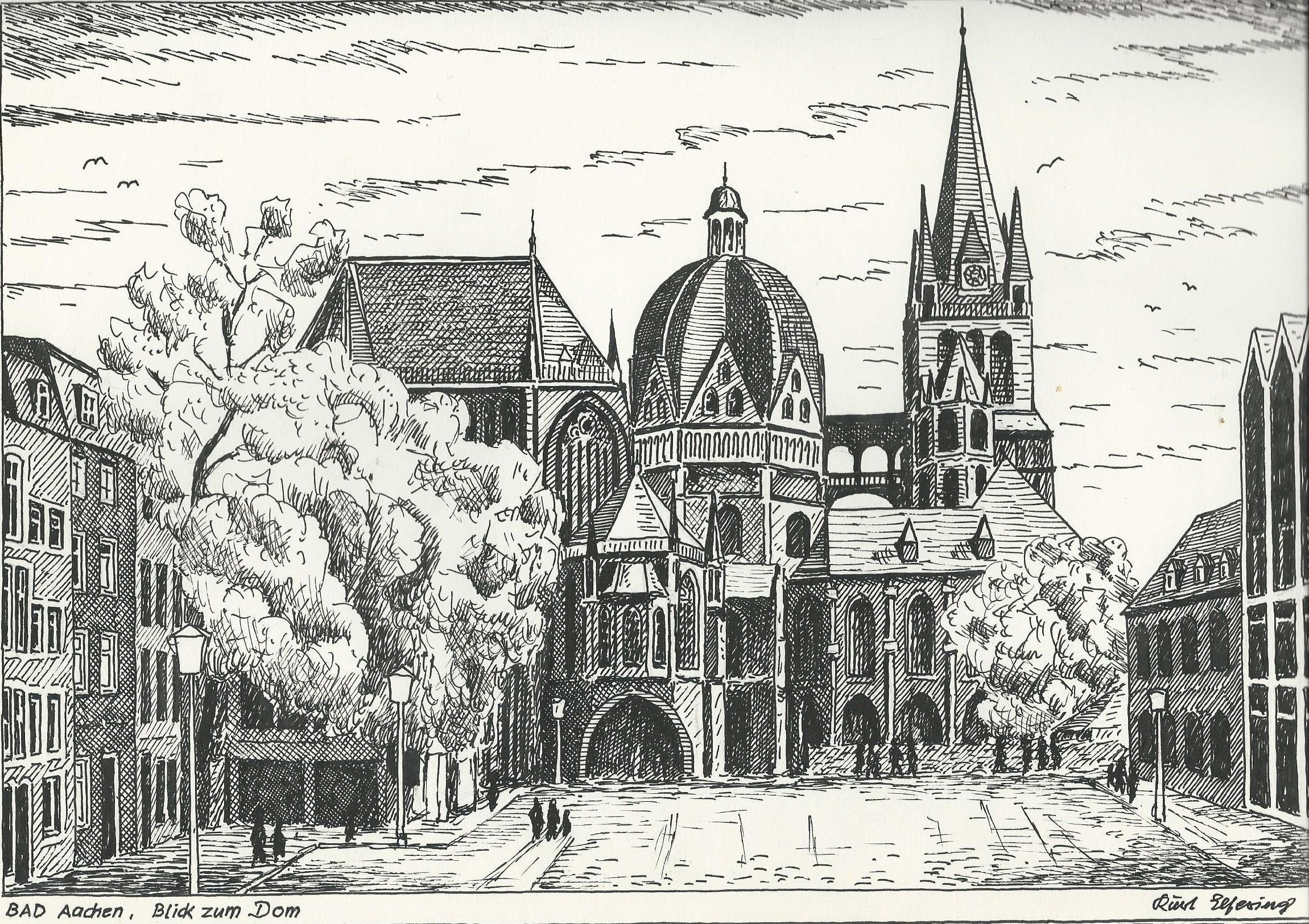 Großartige Zeichnungen von dem Schwerter Künstler Kurt Elfering - Stadt ...