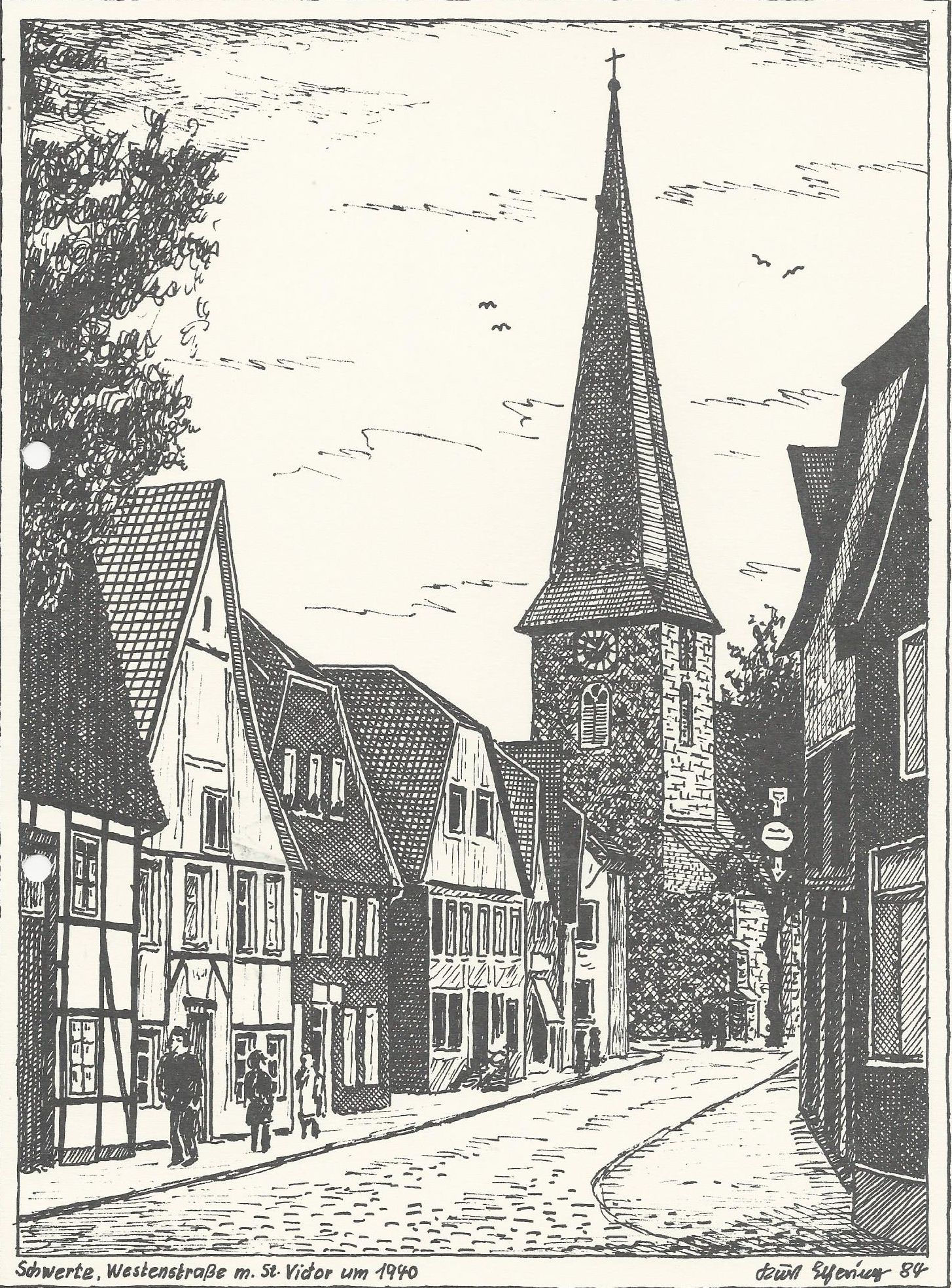 Großartige Zeichnungen von dem Schwerter Künstler Kurt Elfering - Stadt ...