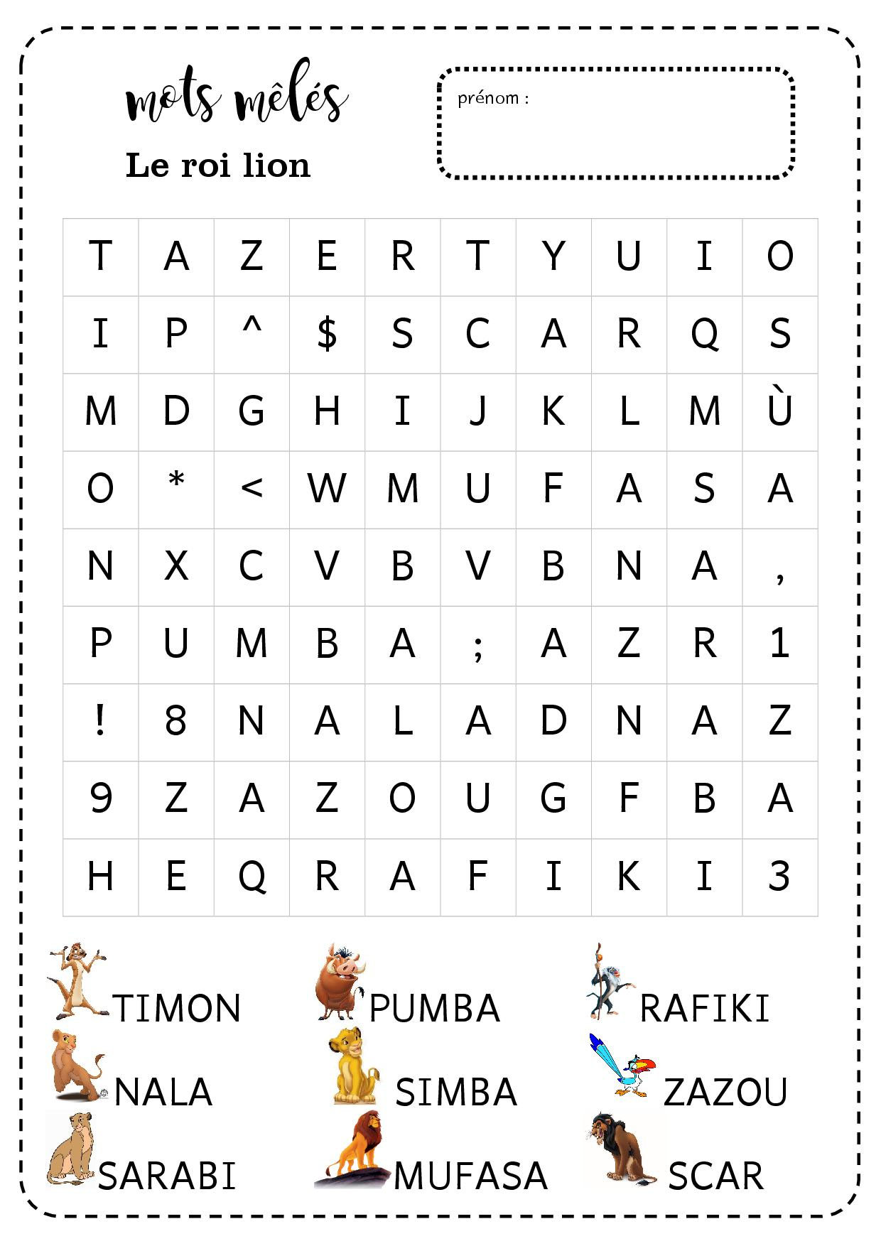 mots mêlés - Fiches de prep (cycle1-cycle 2-ULIS-Rased)