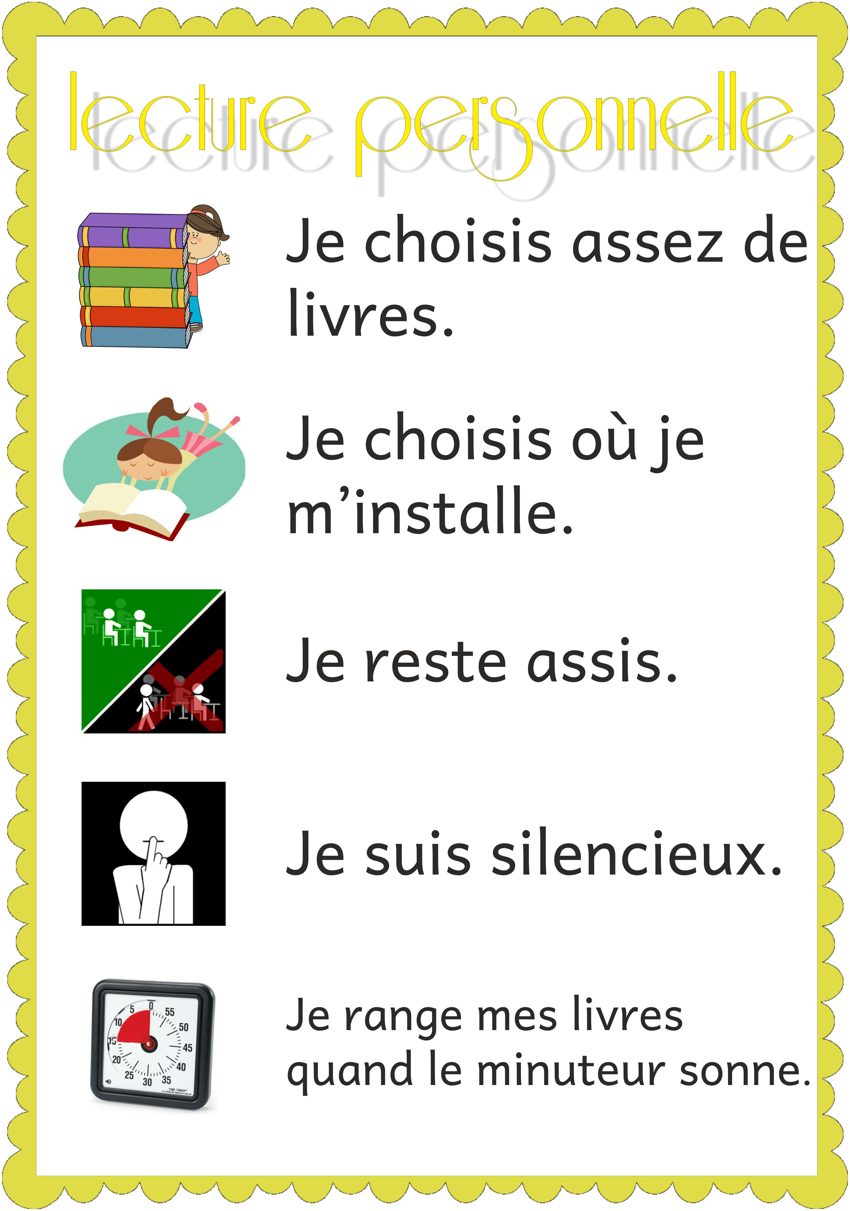 Lecture personnelle - Fiches de prep (cycle1-cycle 2-ULIS-Rased)