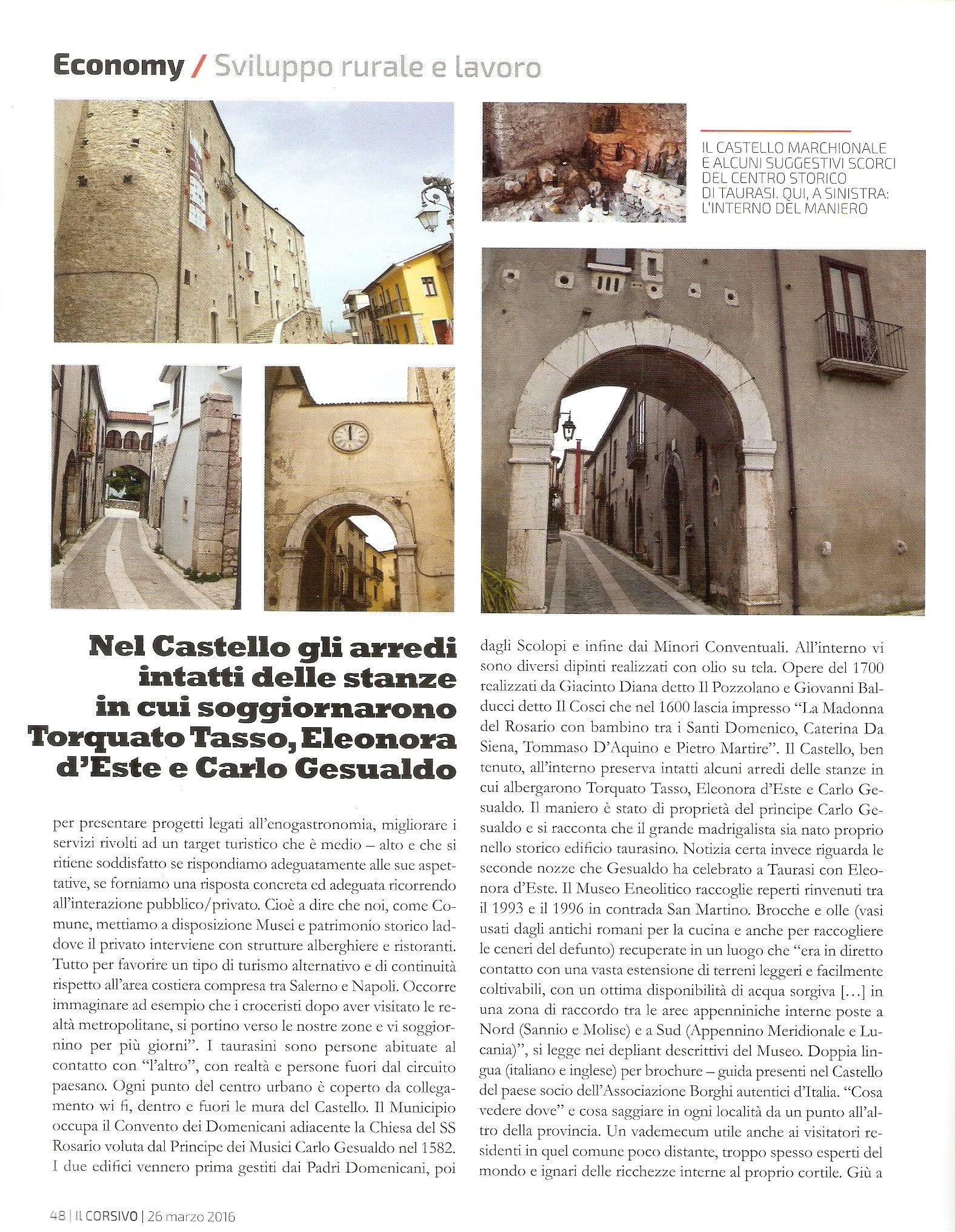 INCOMING E TURIMO, TAURASI CITTA' DEL VINO - voceditaurasi