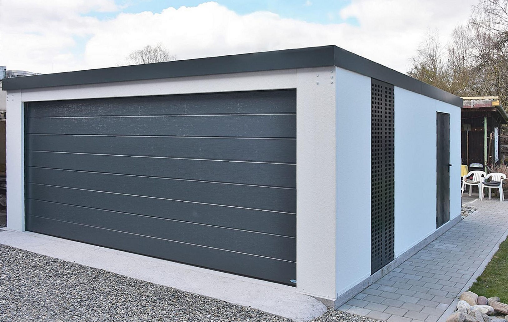 Die Stahl-Design-Garage - Stahl-Carports, Garagen und Mehrzweckbauten