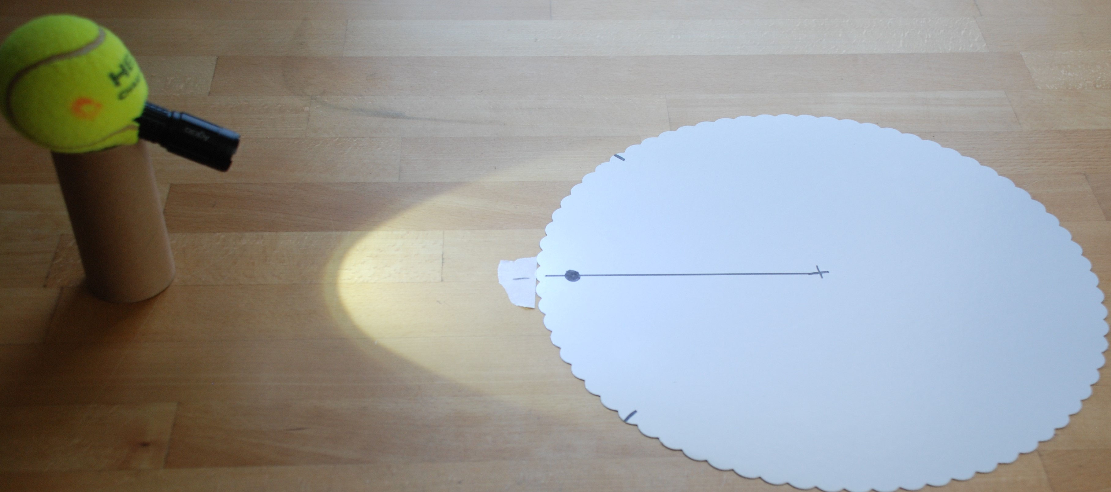 Modell: Veränderung des Schattens auf der Erde - Nela forscht ...