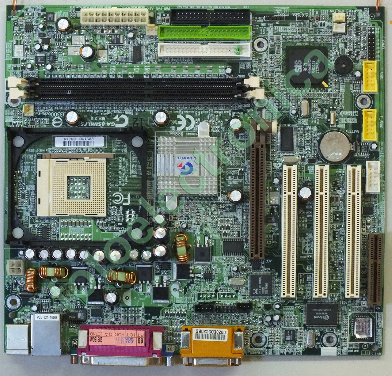 1.- FOTO PLACA BASE..... photo motherboard - Electrónica y electricidad ...