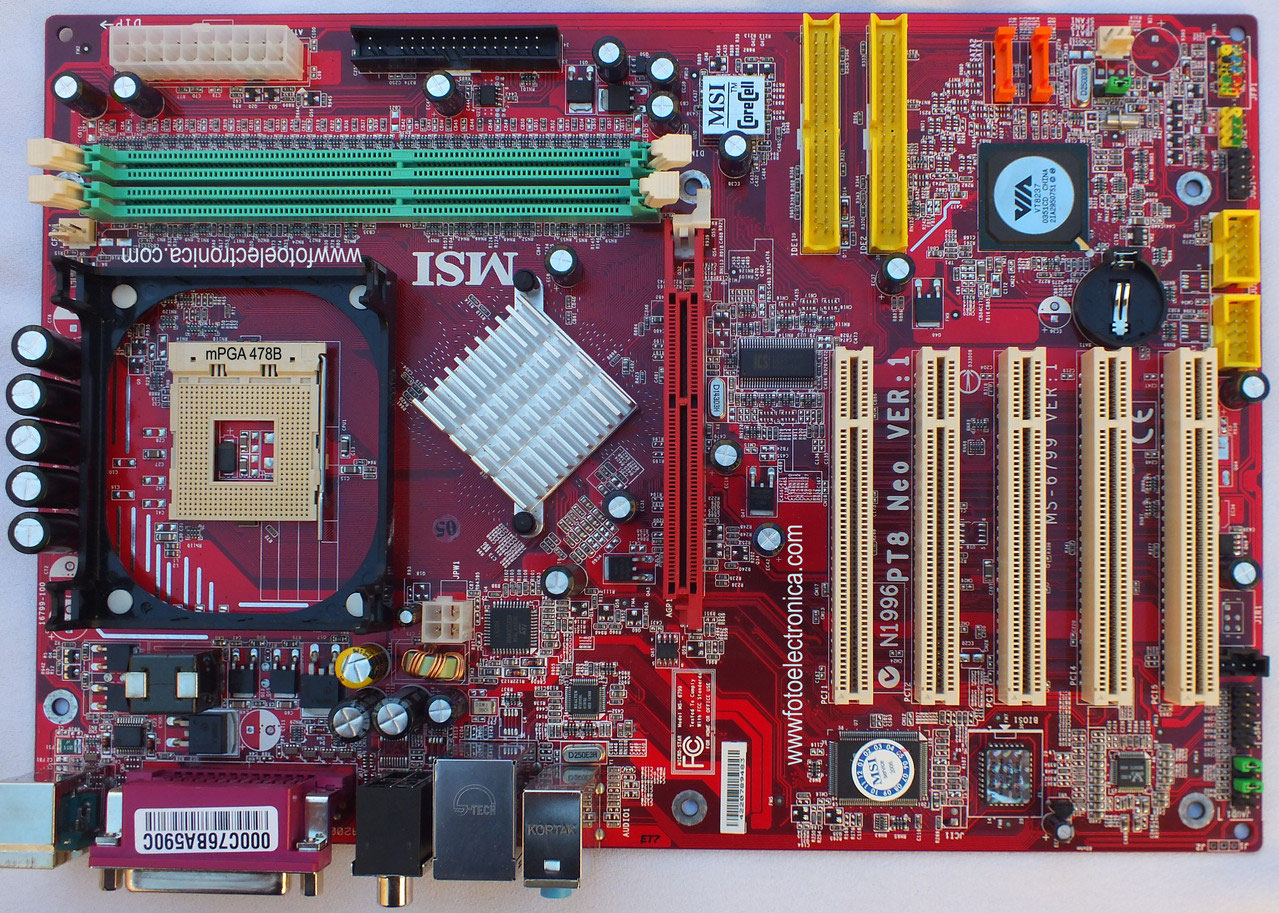 1.- FOTO PLACA BASE..... photo motherboard - Electrónica y electricidad ...