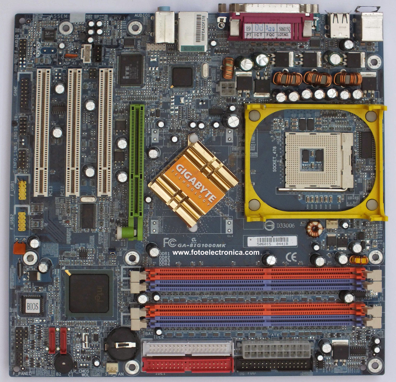 1.- FOTO PLACA BASE..... photo motherboard - Electrónica y electricidad ...