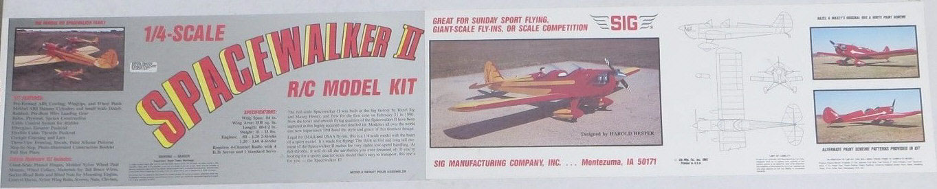 SIG RC Kits 41-60 - SIG's Model Aircraft Kit and ARF History