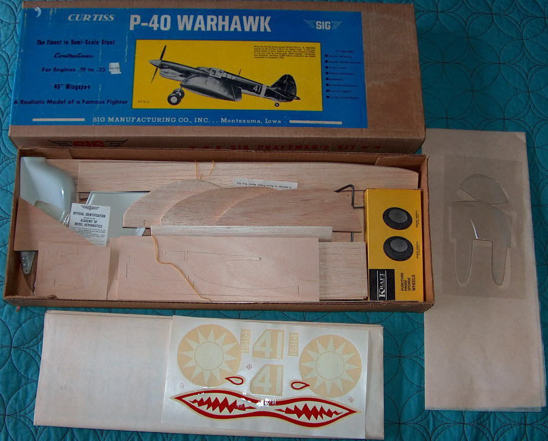 SIG C/L Kits - SIG's Model Aircraft Kit and ARF History
