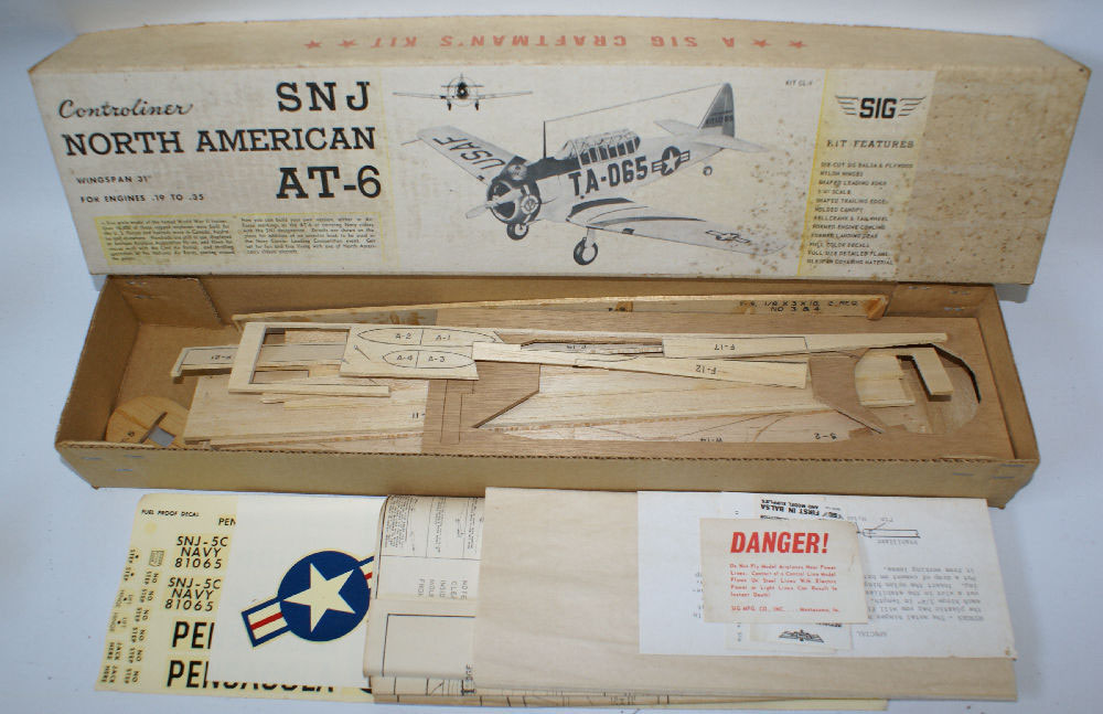 SIG C/L Kits - SIG's Model Aircraft Kit and ARF History