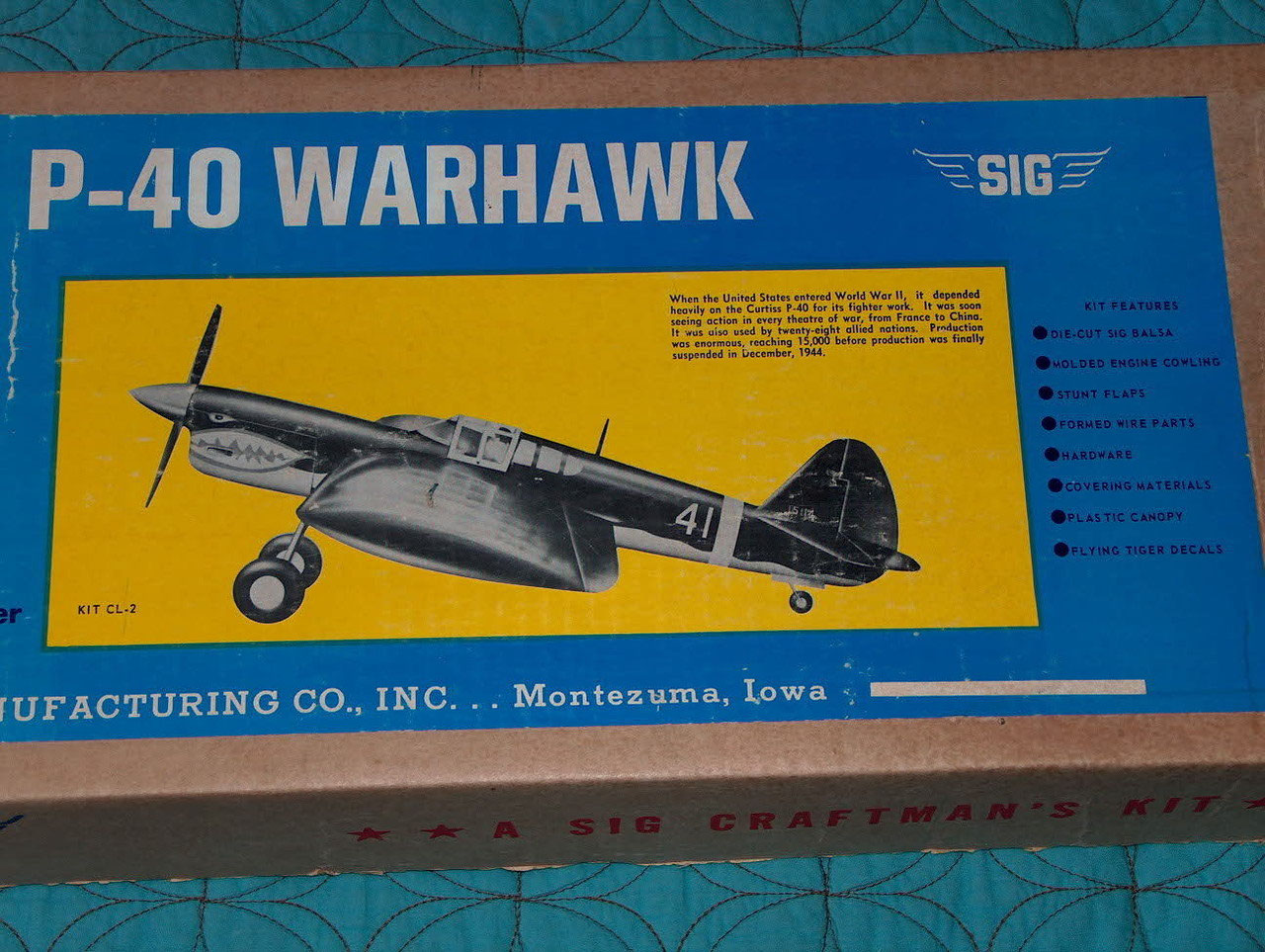 SIG C/L Kits - SIG's Model Aircraft Kit and ARF History
