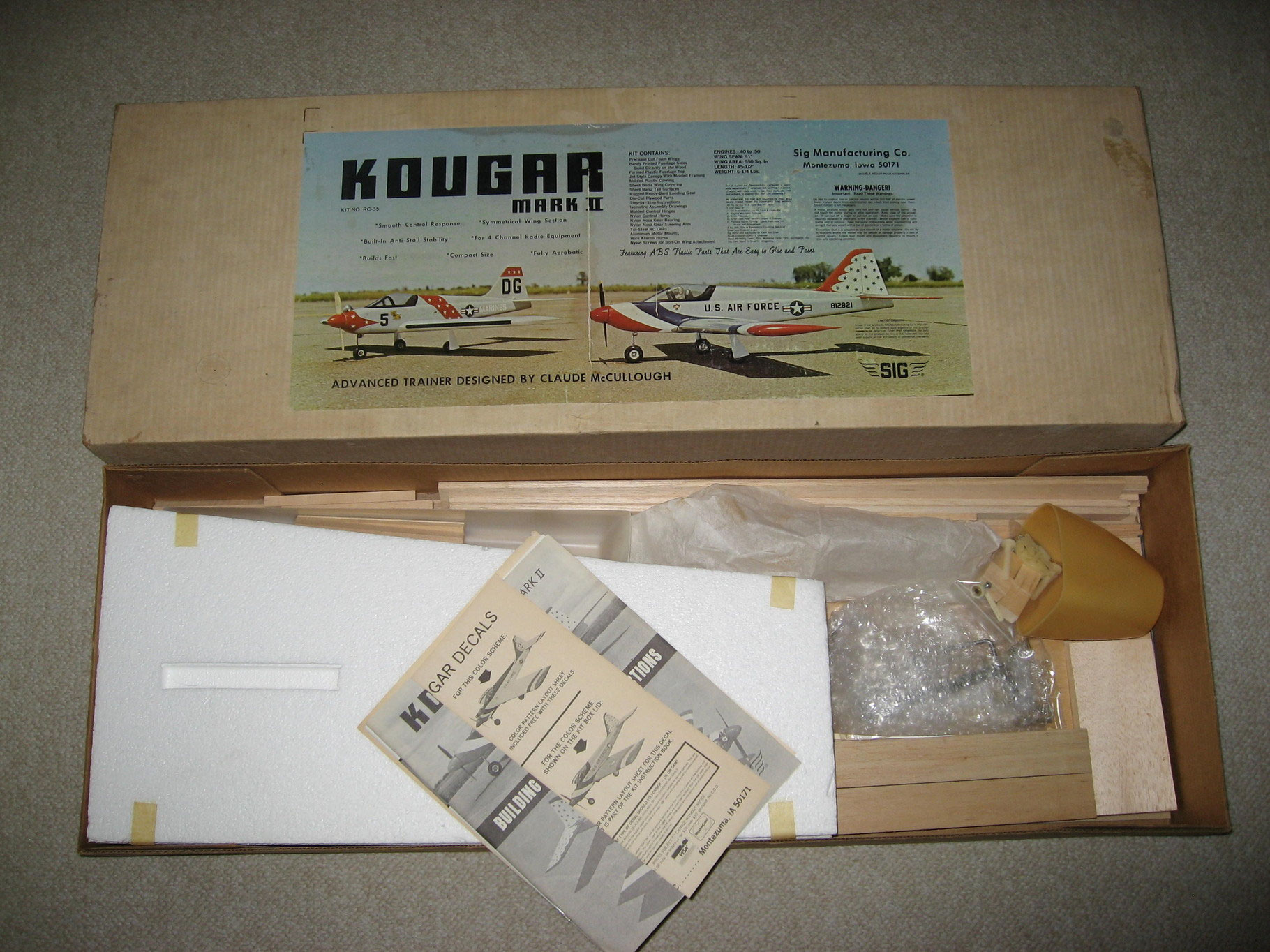 SIG RC Kits 21-40 - SIG's Model Aircraft Kit and ARF History