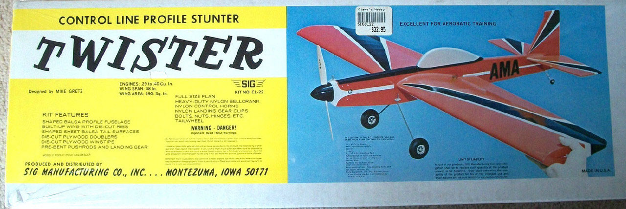 SIG C/L Kits - SIG's Model Aircraft Kit and ARF History
