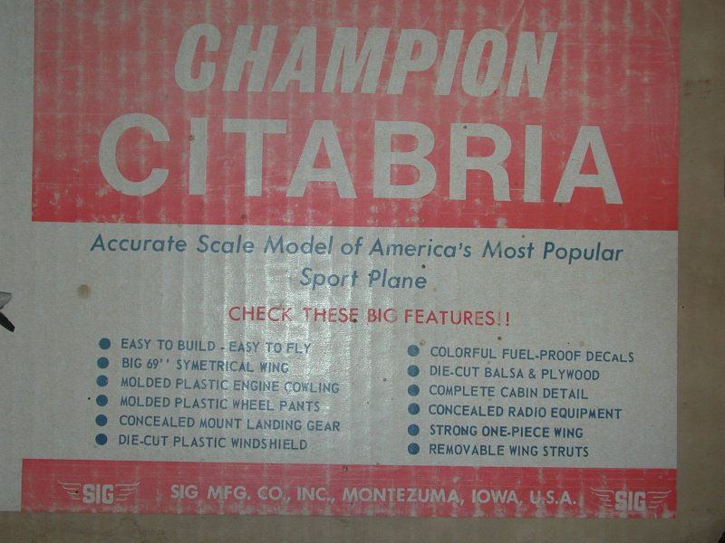 SIG RC Kits 1-20 - SIG's Model Aircraft Kit and ARF History