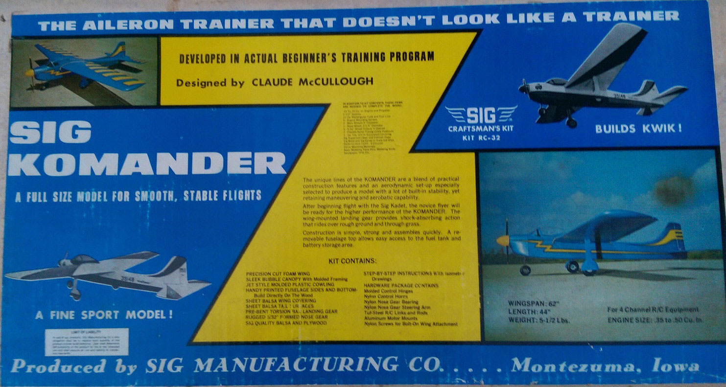 SIG RC Kits 21-40 - SIG's Model Aircraft Kit and ARF History