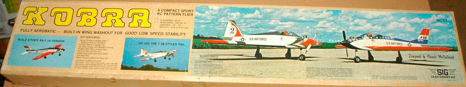SIG RC Kits 41-60 - SIG's Model Aircraft Kit and ARF History