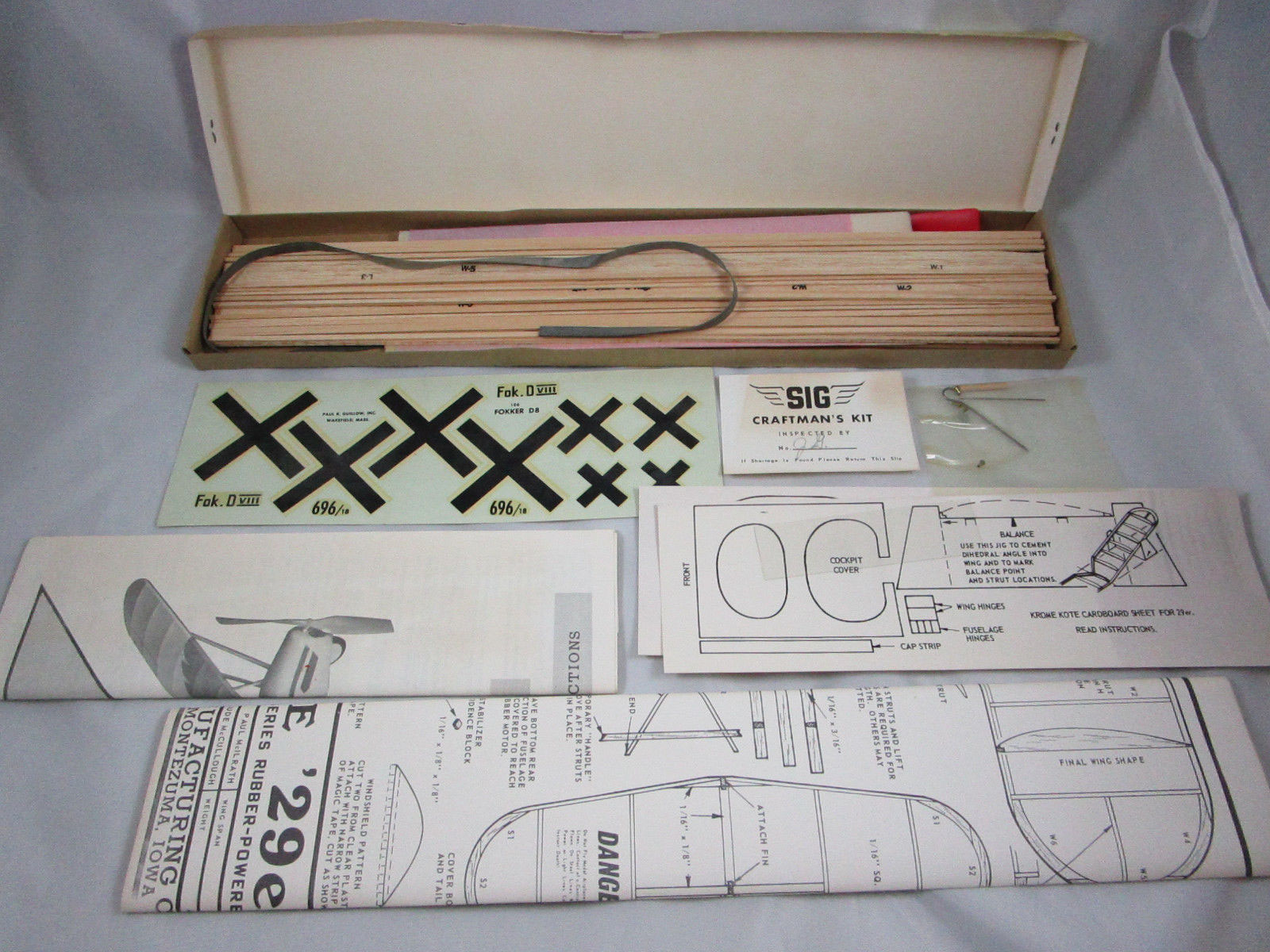 SIG FF Kits - SIG's Model Aircraft Kit and ARF History