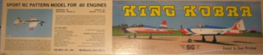 SIG RC Kits 41-60 - SIG's Model Aircraft Kit and ARF History