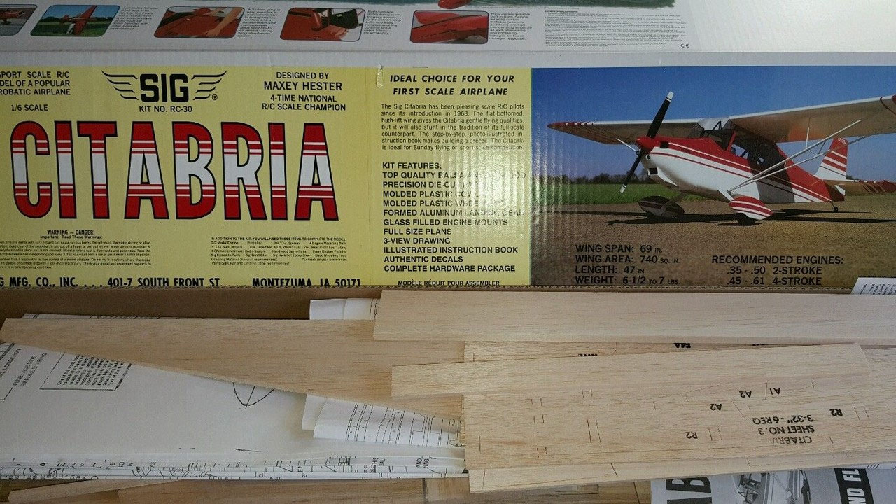 SIG RC Kits 21-40 - SIG's Model Aircraft Kit and ARF History