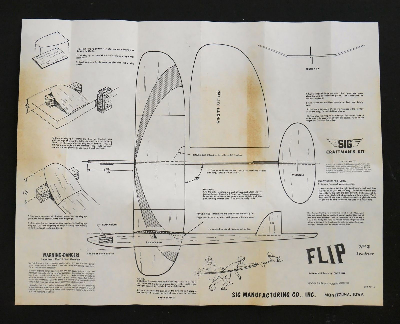 SIG FF Kits - SIG's Model Aircraft Kit and ARF History