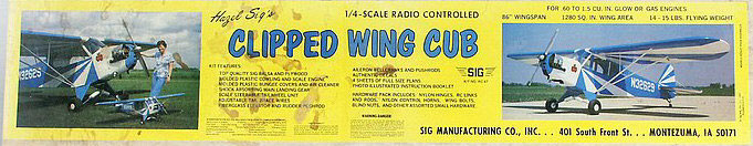 SIG RC Kits 41-60 - SIG's Model Aircraft Kit and ARF History