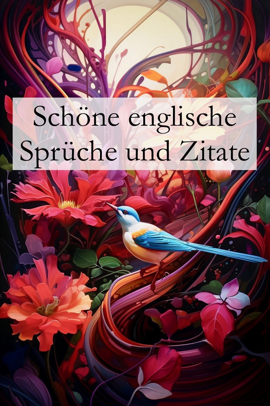 Schöne kurze und lange englische Sprüche - Englisch lernen