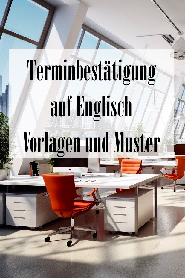 Termine vereinbaren und bestätigen - Englisch - Englisch lernen