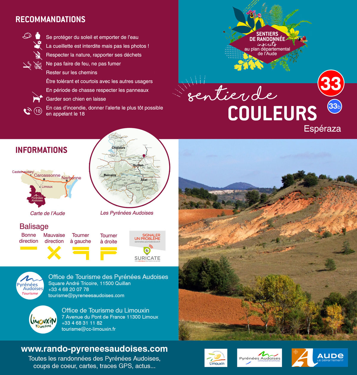 33 Sentier de Couleurs - Rando Pyrénées Audoises