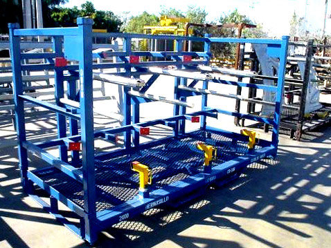 Rack tipo contén para industria automotriz - Iceg Logistica