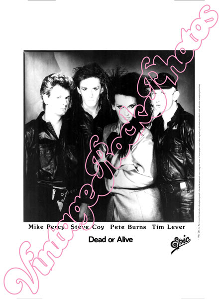 DEAD OR ALIVE * press kit photos - Benvenuti su vintagerockposter!