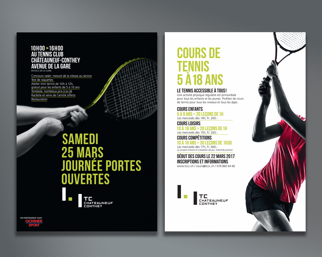 Tennis Club Châteauneuf-Conthey - a2line.ch adeline rouiller créative ...